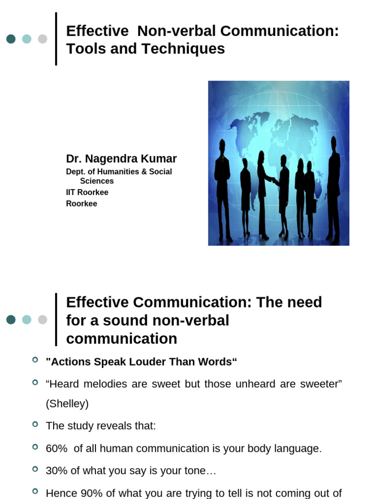 Mastering Non-Verbal Communication | PDF | Nonverbal Communication ...
