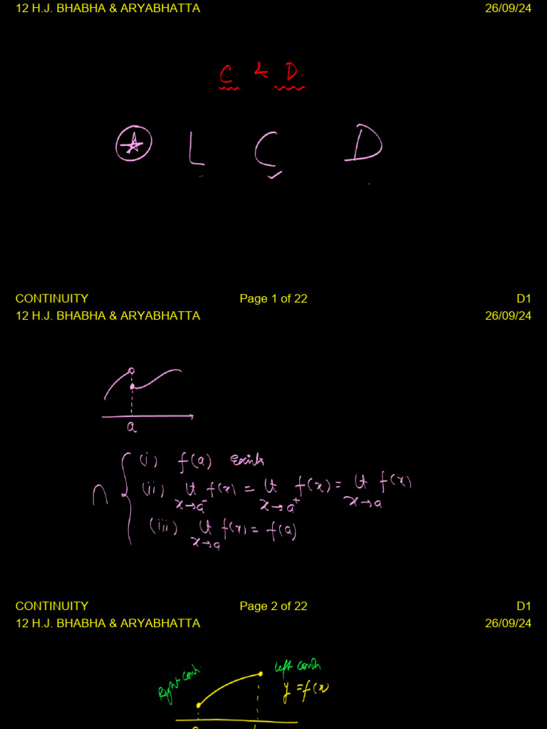 H.J. Bhabha & Aryabhata Continuity | PDF