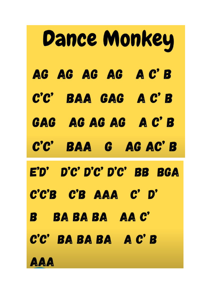 Rekoder Dance Monkey | PDF