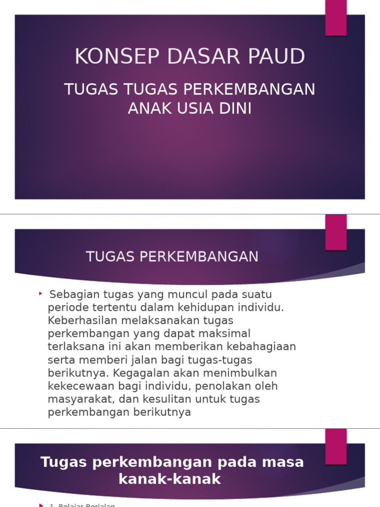 Konsep Dasar Paud - Tiga | PDF | Gaya Hidup