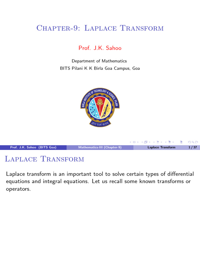 Laplace Transform Updated Pdf Laplace Transform Equations