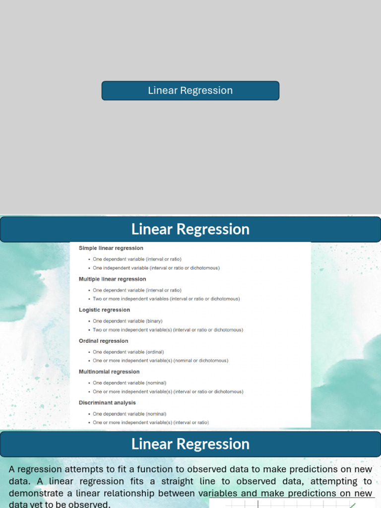 Lecture 5 Regression | PDF | Errors And Residuals | Linear Regression Lecture 5 Regression | PDF | Errors And Residuals | Linear Regression