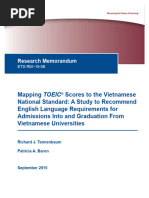 Toeic Mapping Cefr Reference | PDF | Behavior Modification | Language ...