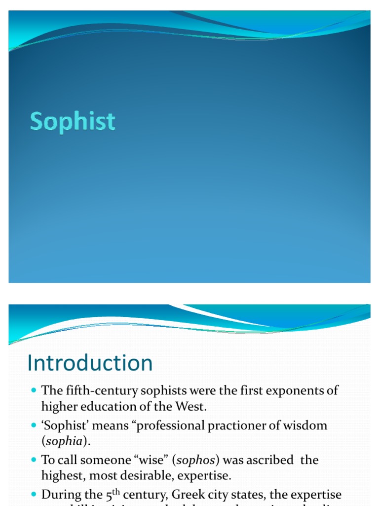 Sophist | PDF