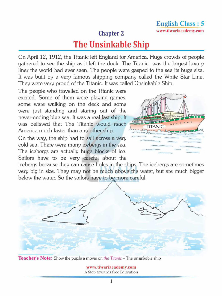 5 English Practice Book Chapter 2 | PDF