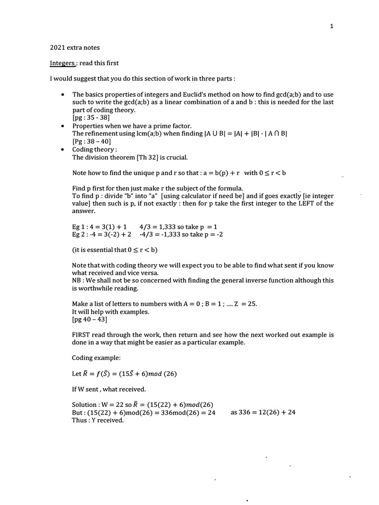 Integers Extra 2021 | PDF | Teaching Methods & Materials | Science & Mathematics