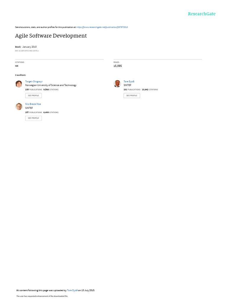 Front Matter Pdf Agile Software Development Software Development