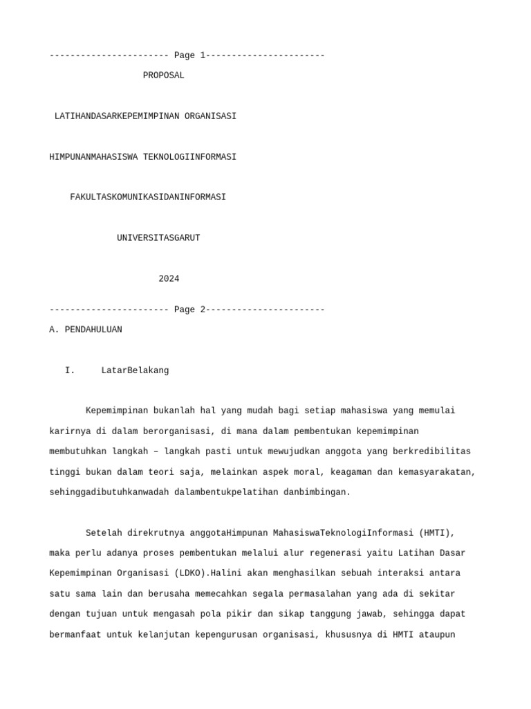 Proposal Ldko Hmti 2024 | PDF