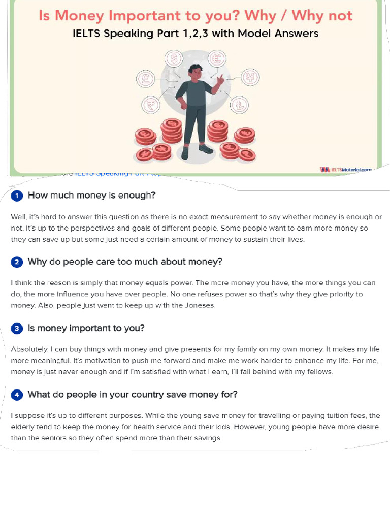 Money Speaking | PDF