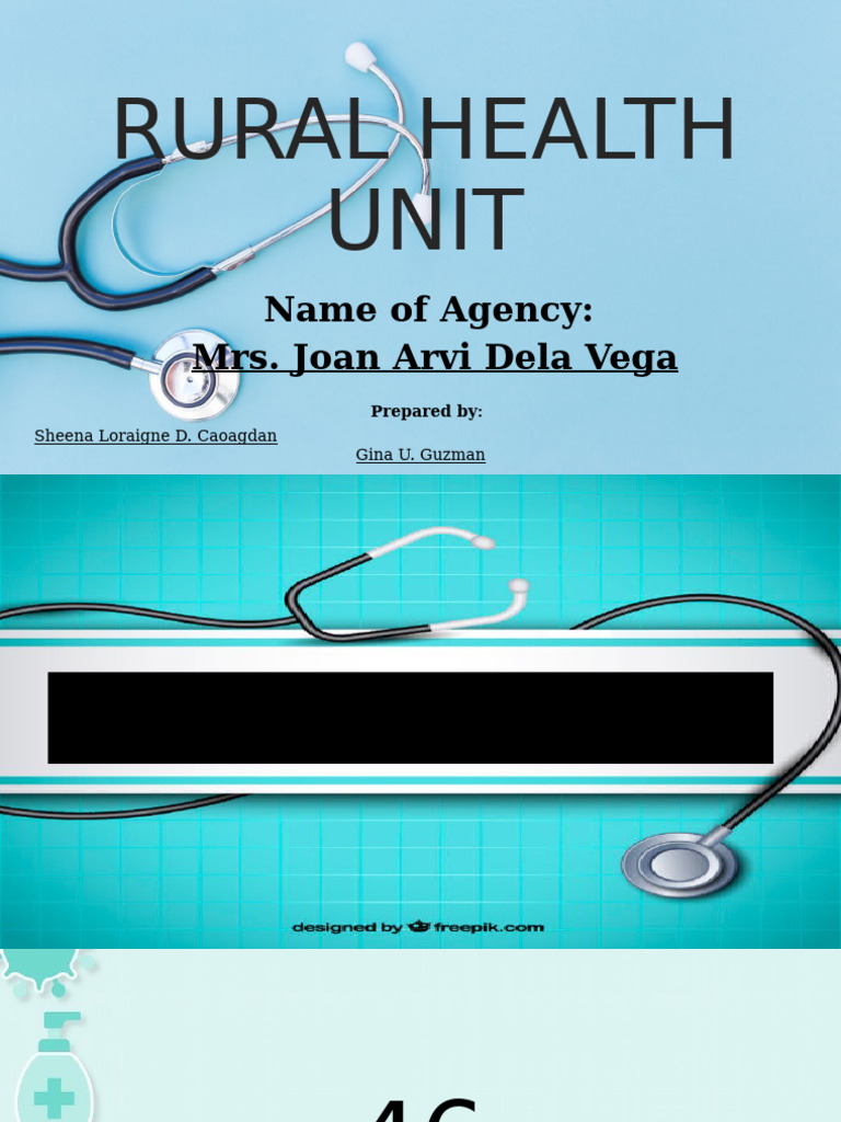 RURAL-HEALTH-UNIT (1) (Read-Only) | PDF | Wellness
