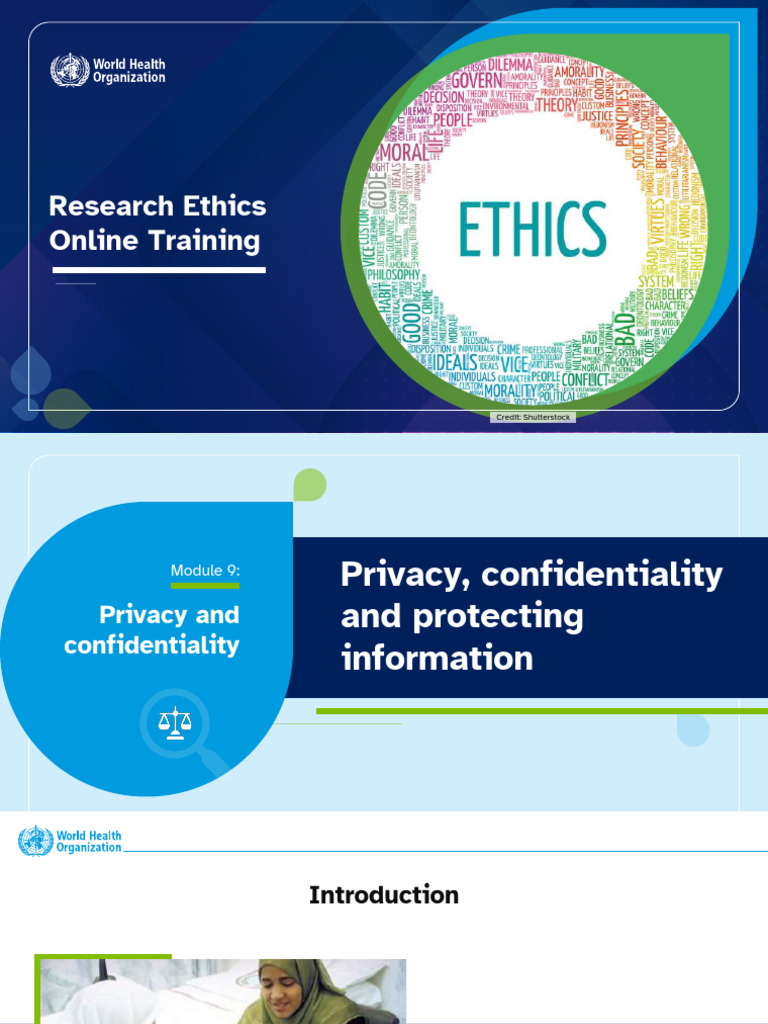 Research Ethics Online Training Module 9 Video 1 en | PDF | Medical ...