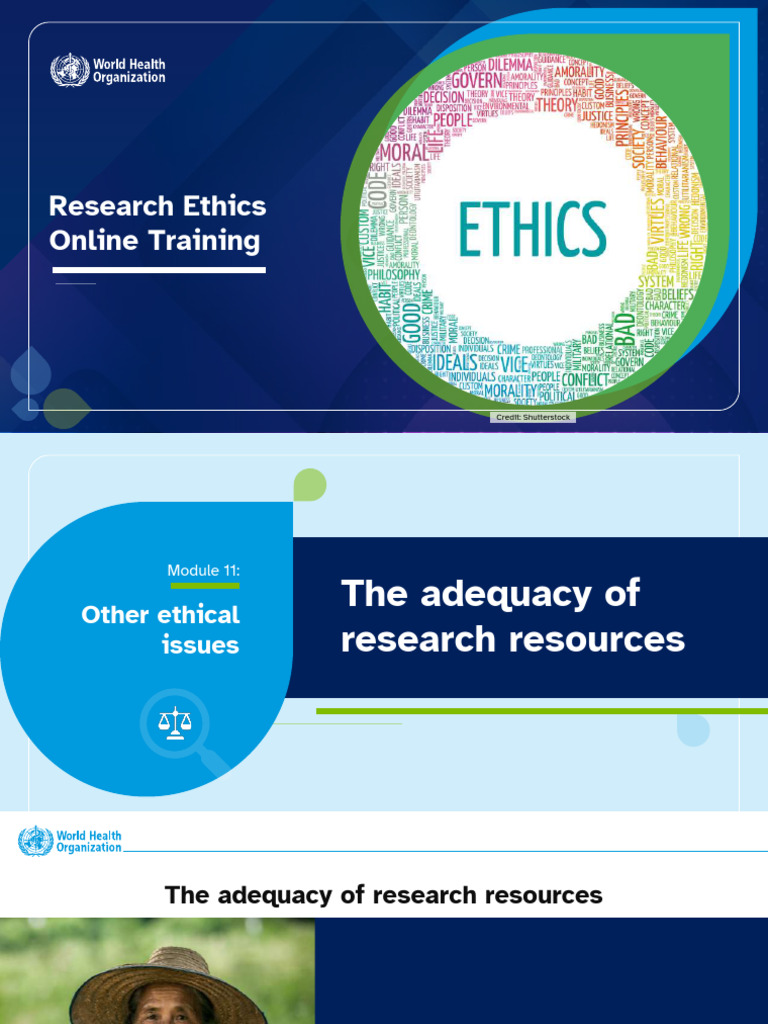 Research Ethics Online Training Module 11 Video 1 en | PDF | World ...