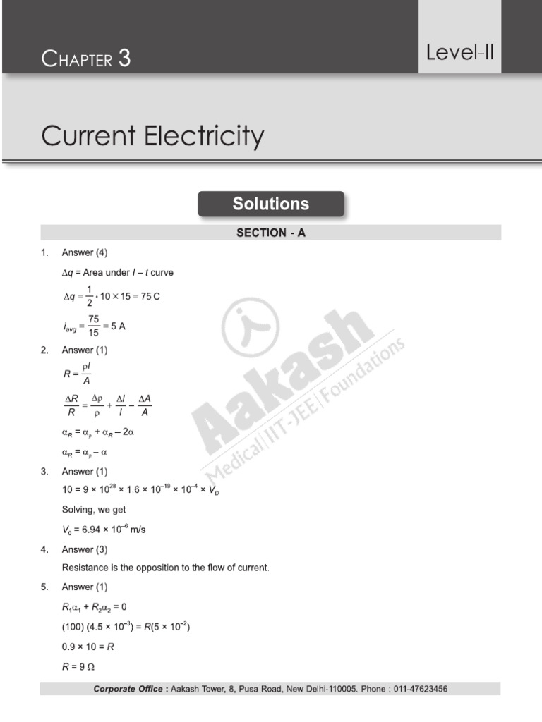 CLS MED 24 25 XII Phy Package 2 Level 2 Chapter 3 (1) Unlocked | PDF