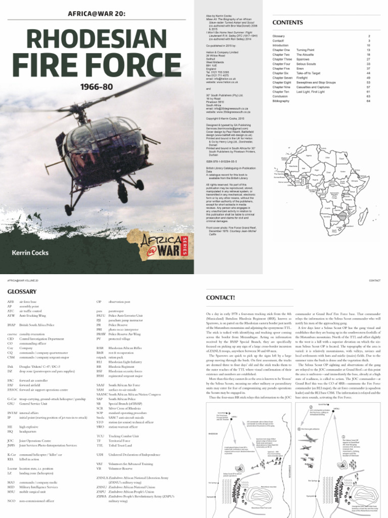 20 Rhodesian Fire Force 1966-80 | PDF