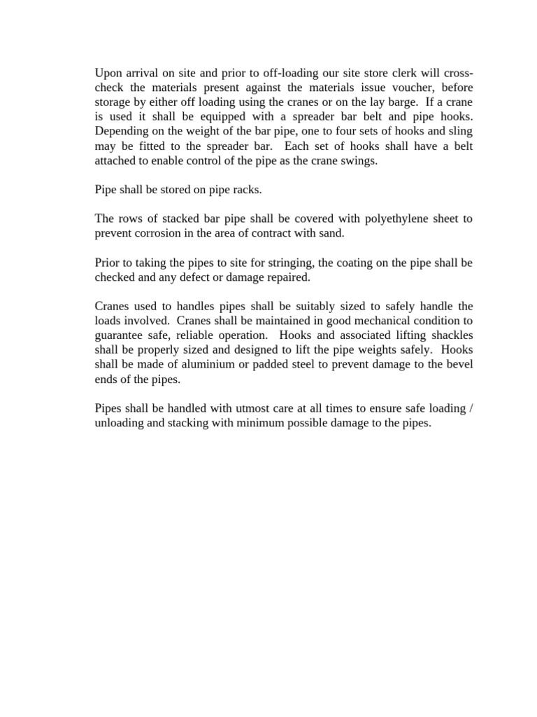 Pipe Stacking | PDF | Technology & Engineering