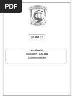 Grade 12 Exam - June 2023 - Paper 2 - MEMO | PDF | Applied Mathematics ...