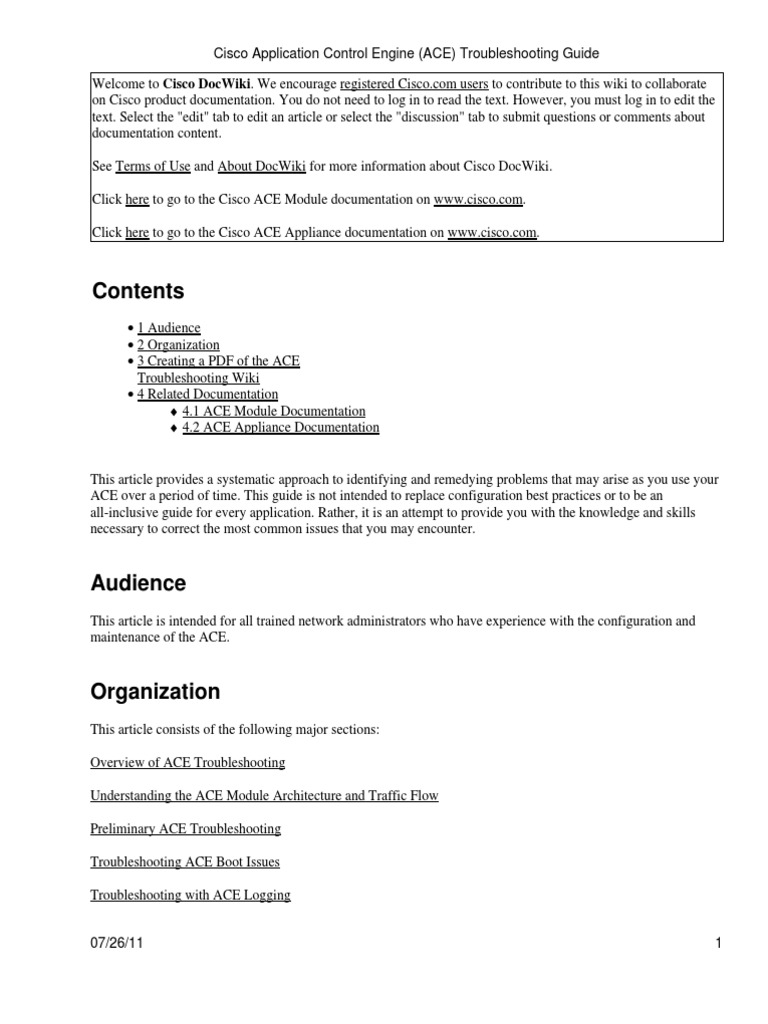 Ace Troubleshooting | PDF | Computer Network | Network Switch