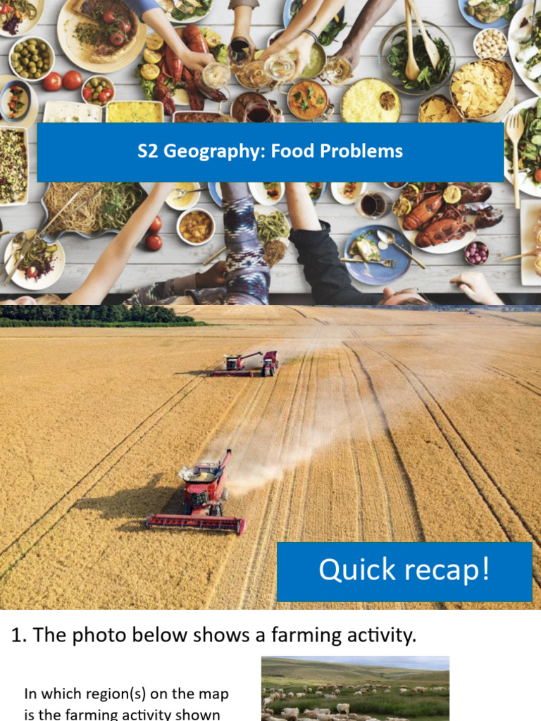 S2 GEO Food Problems PPT3 (3.4) | PDF | Soil | Agriculture