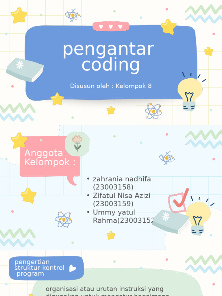 Kel 8 Pengantar Coding | PDF
