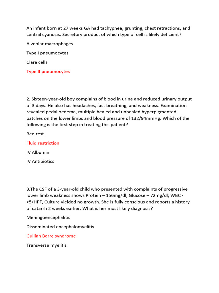 Area 49 | PDF | Clinical Medicine | Medical Specialties