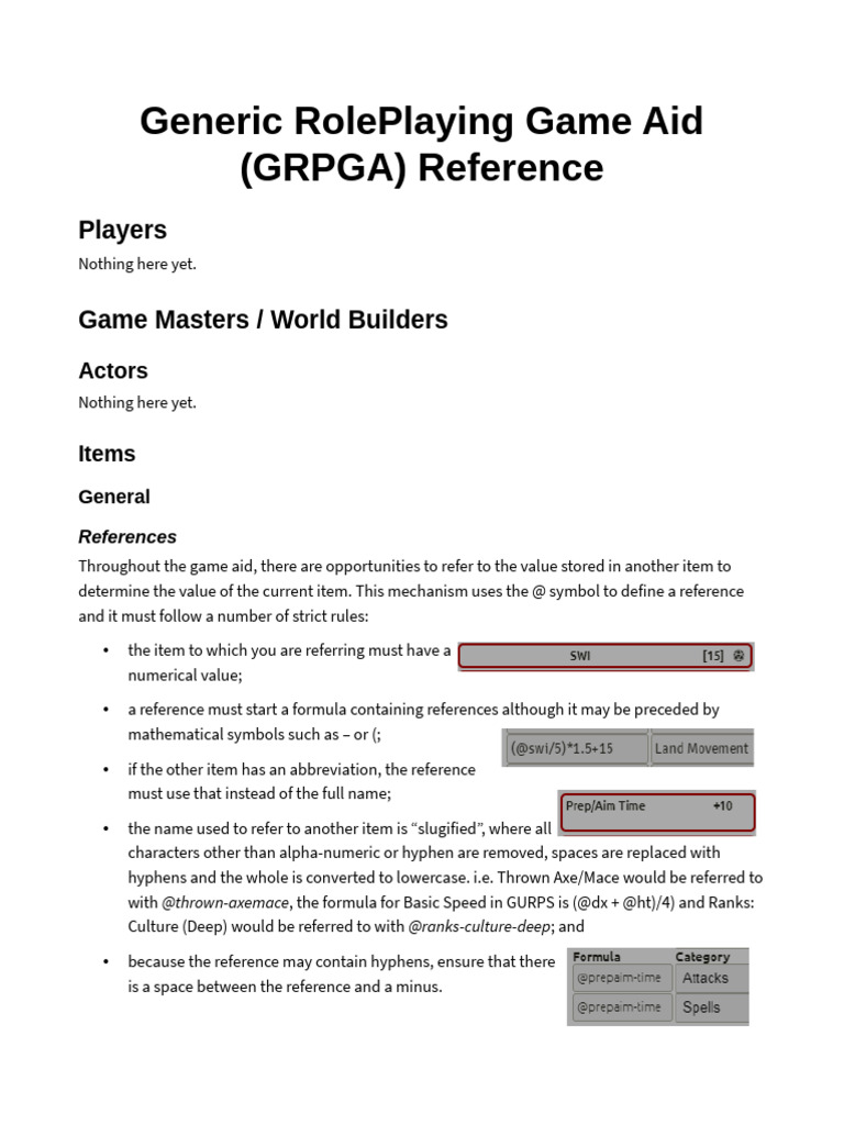 Grpga Reference Pdf