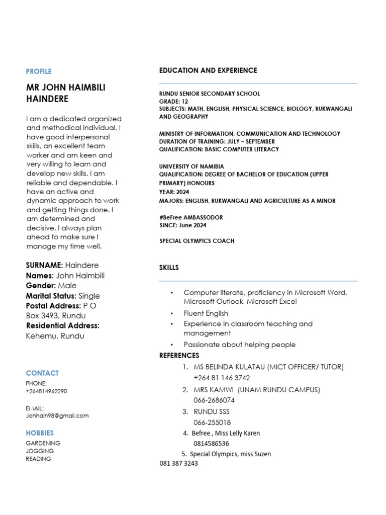 My Resume | PDF