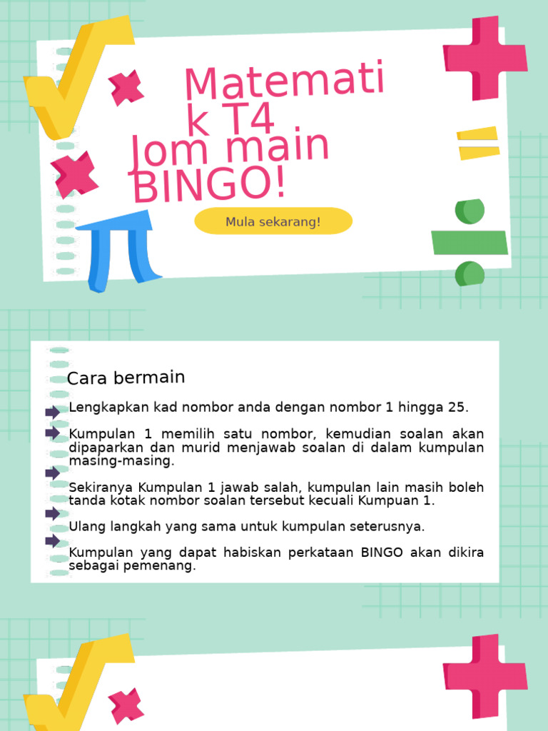 Jom Main Bingo! | PDF