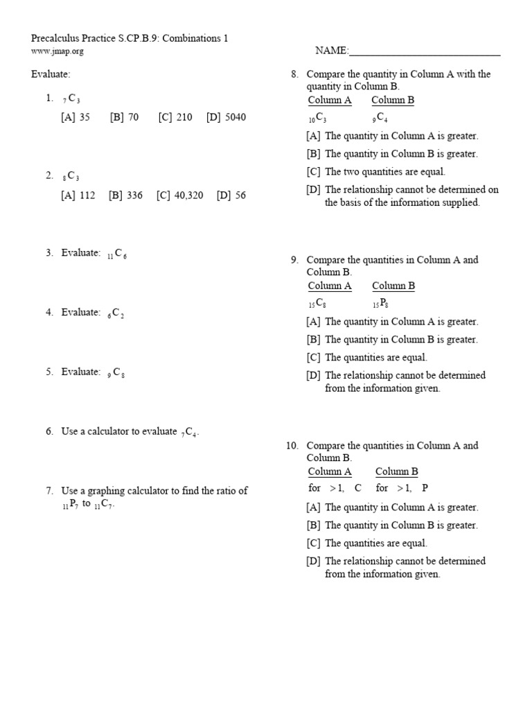 Binations PR1 | PDF