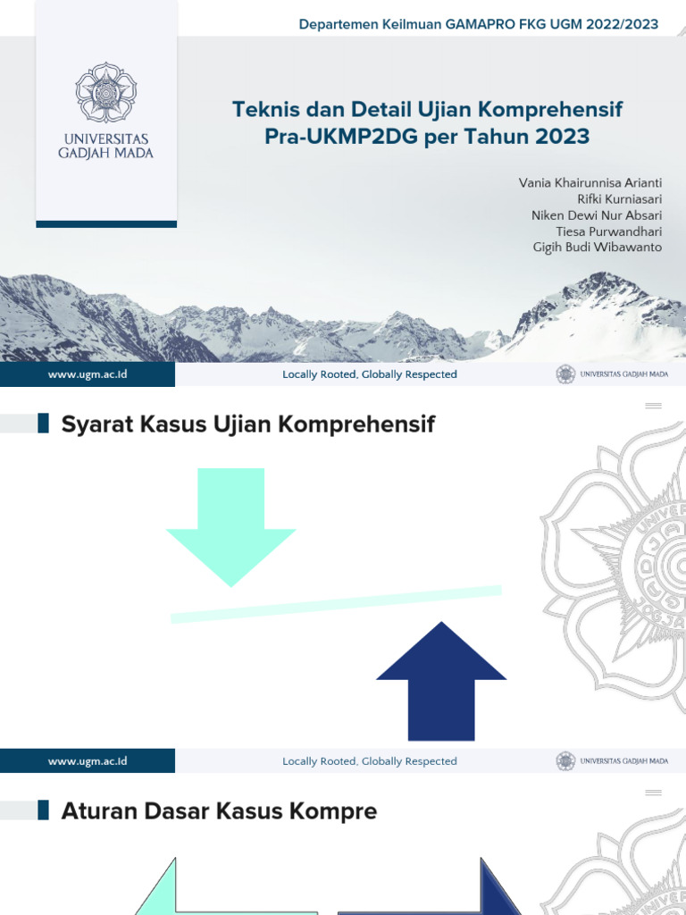 Ujian Komprehensif FKG UGM 2023 | PDF | Komputer