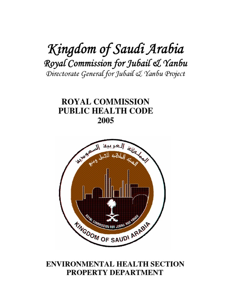 Jubail Public Health Code Overview | PDF | Hazard Analysis And Critical ...