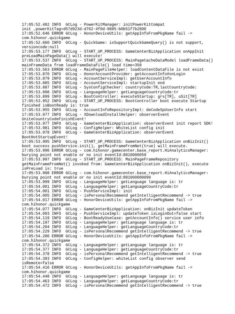 Honor Device Log Analysis Report | PDF | Internet Protocols | World Wide Web Consortium Standards