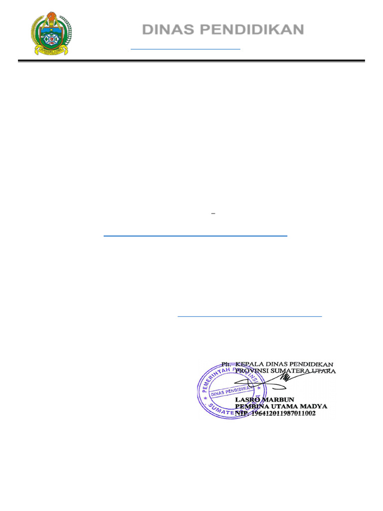 Surat Ke Cabdis Tentang LDBI-NSDC 2022 | PDF