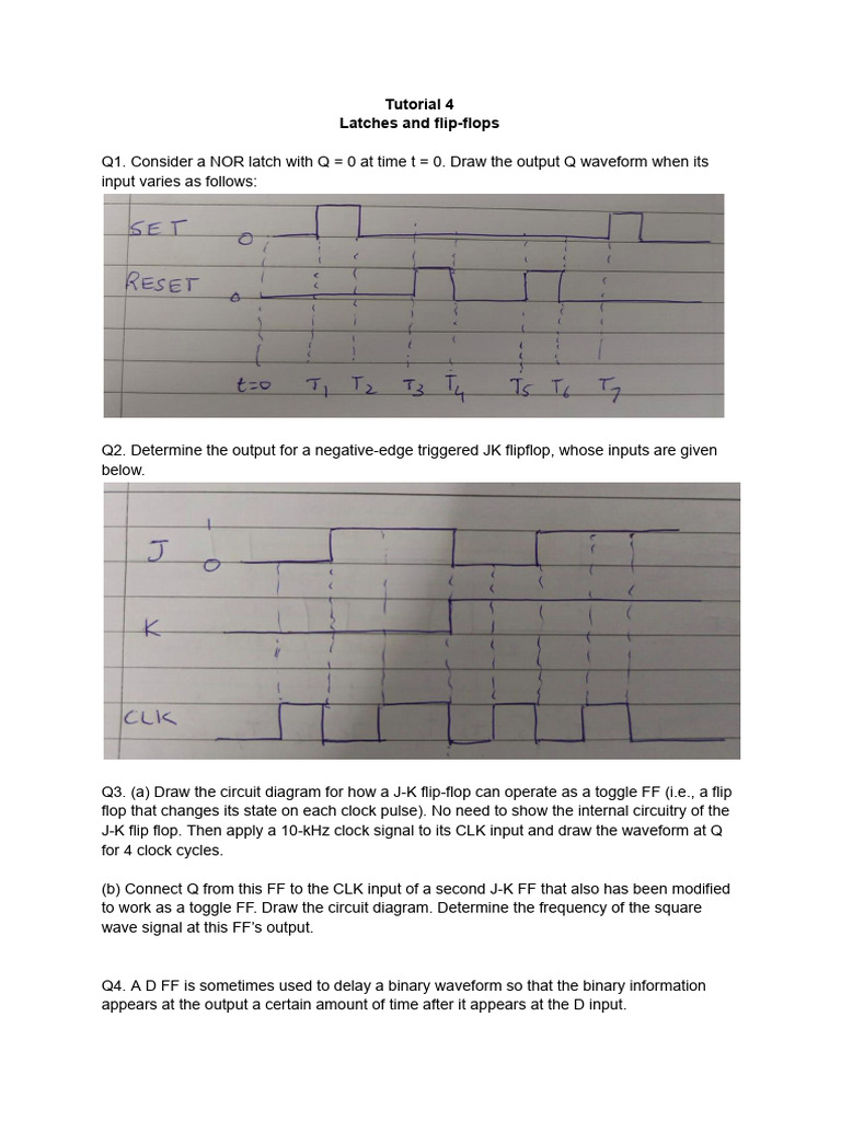 EE 221 Tutorial 4 | PDF | Science & Mathematics | Technology & Engineering