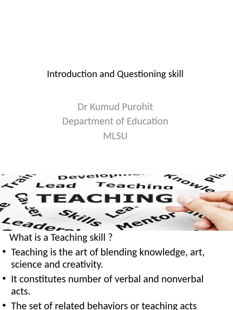 Practicing Teaching Skill | PDF