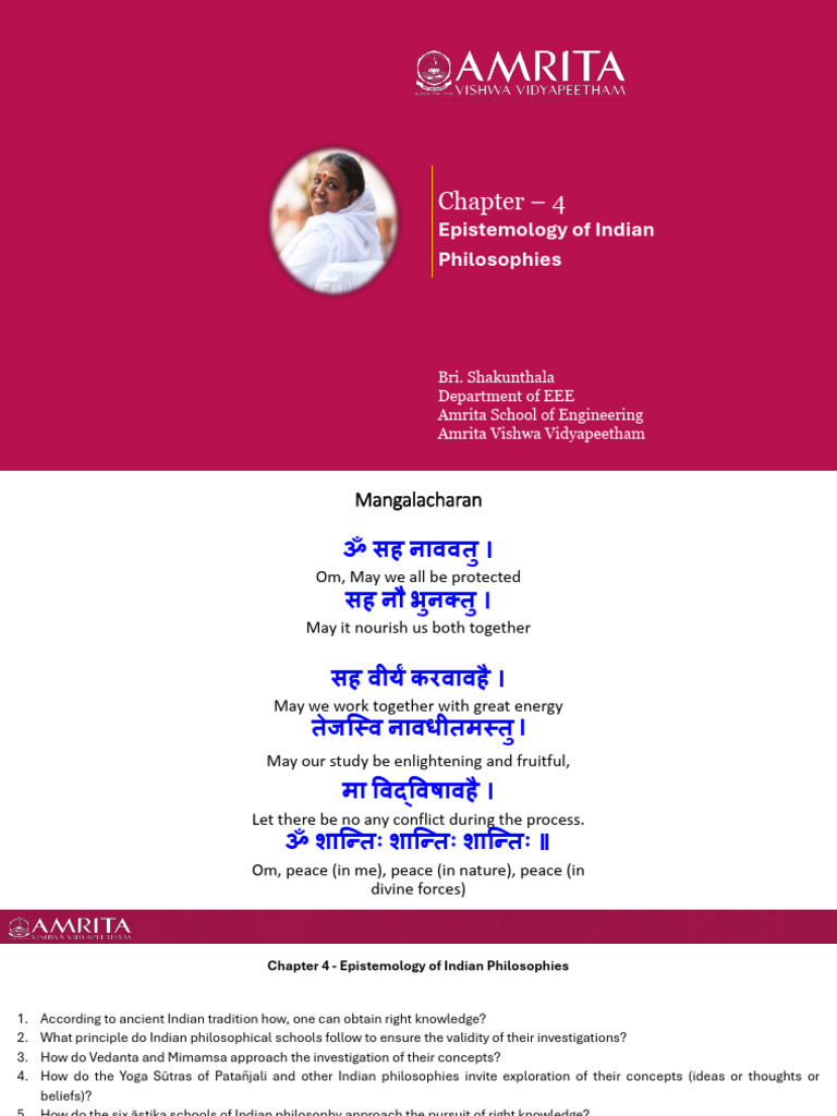 Reference PPT CHP 4 Epistomology Aug 2024 | PDF | Faith | Indian Philosophy