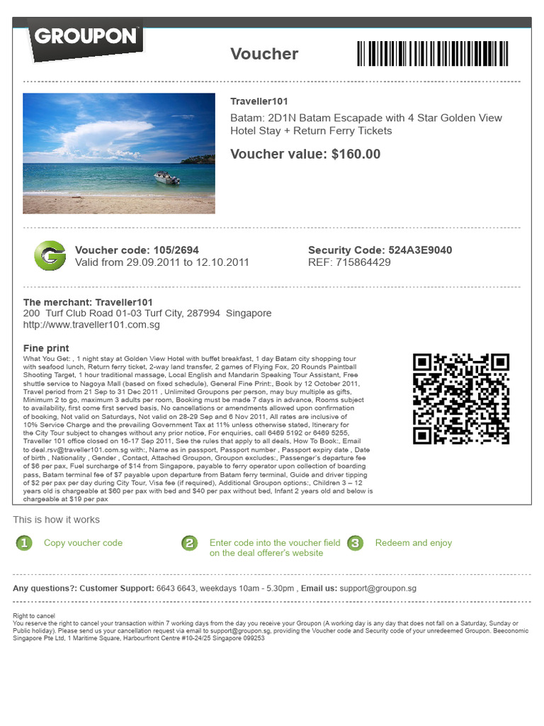 Groupon Cancellation Guide | PDF | Payments