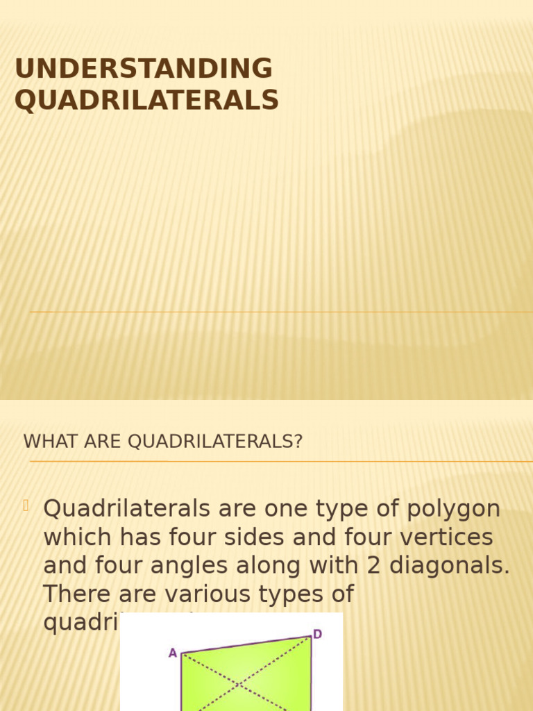Properties of Quadrilaterals for Class 8 | PDF | Rectangle | Elementary ...