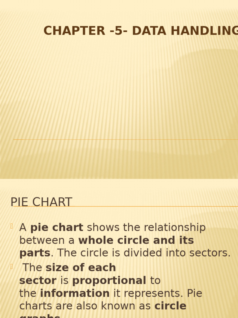 Pie Chart | PDF | Games & Activities | Teaching Methods & Materials