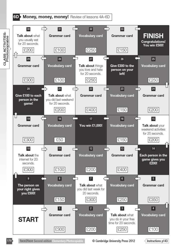 6D Money Money Money! Review of 4A-6D | PDF | Noun | Adjective
