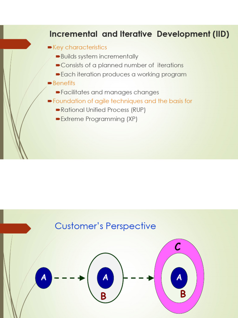 Incremental and Iterative Development (IID) : Key Characteristics | PDF ...