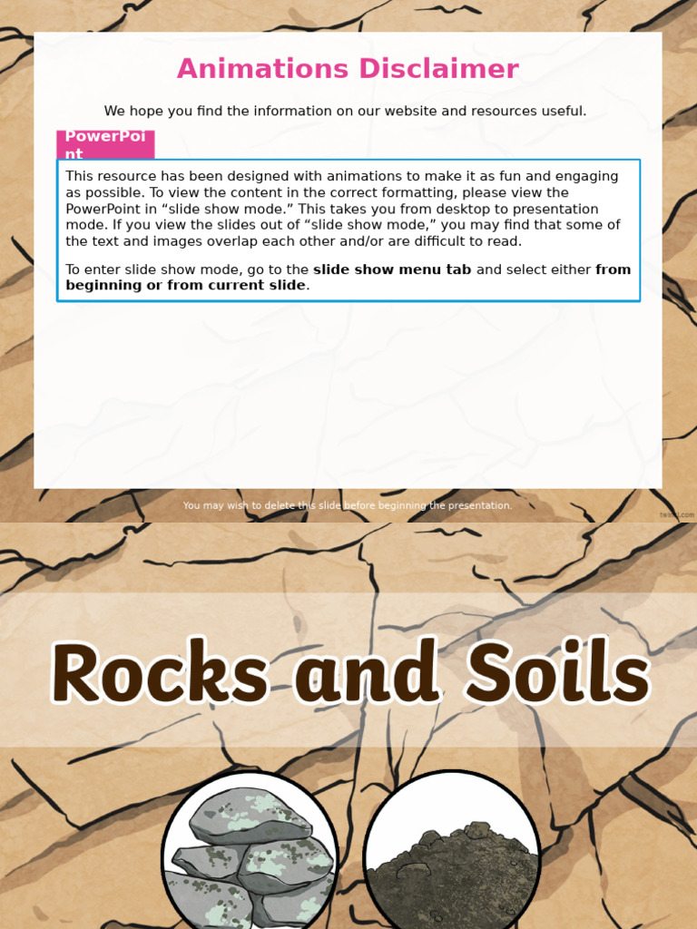 PowerPoint Animation Guidelines | PDF | Rock (Geology) | Petrology