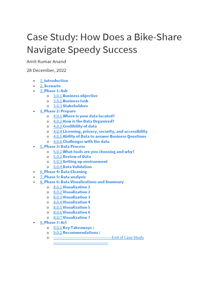 Case Study Data Analytics Bicycle | PDF | Marketing Strategy | Marketing