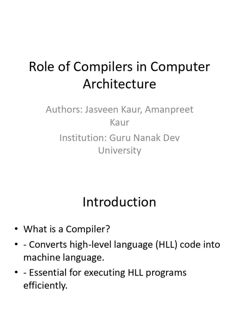 Compiler-Architecture Synergy | PDF | Compiler | Program Optimization