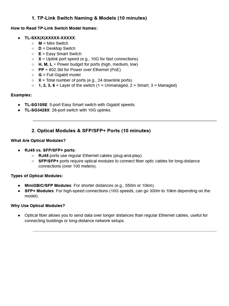 Enterprise Ethernet Switch Introduction | PDF | Computer Network | Network Switch