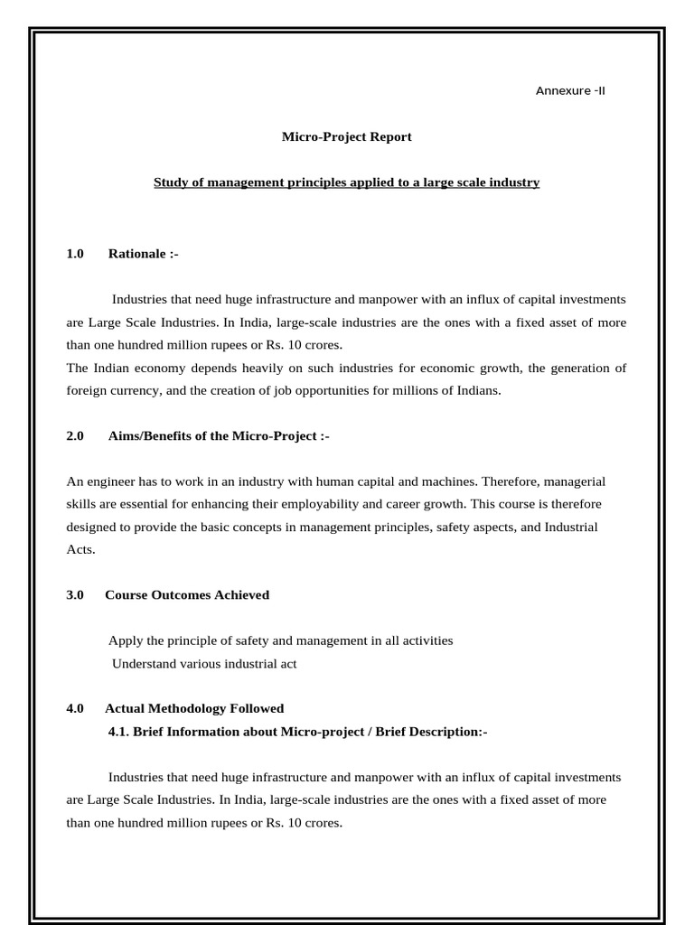 5sample Micro-Project Report Format | PDF | Human Resources | Economy ... 5sample Micro-Project Report Format | PDF | Human Resources | Economy ...