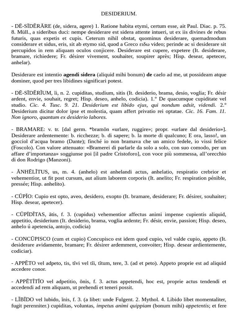 Desiderium, Amor, Odium | PDF | Amor | Platón