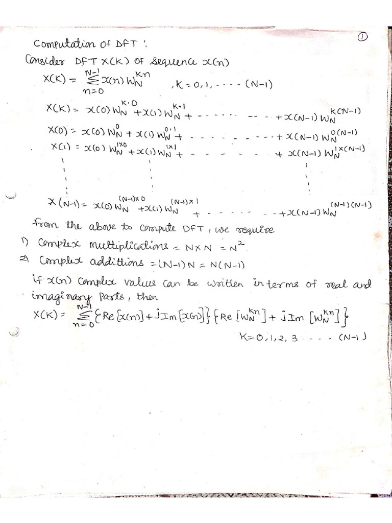 Module 2 Fast Fourier Transforms | PDF Module 2 Fast Fourier Transforms | PDF