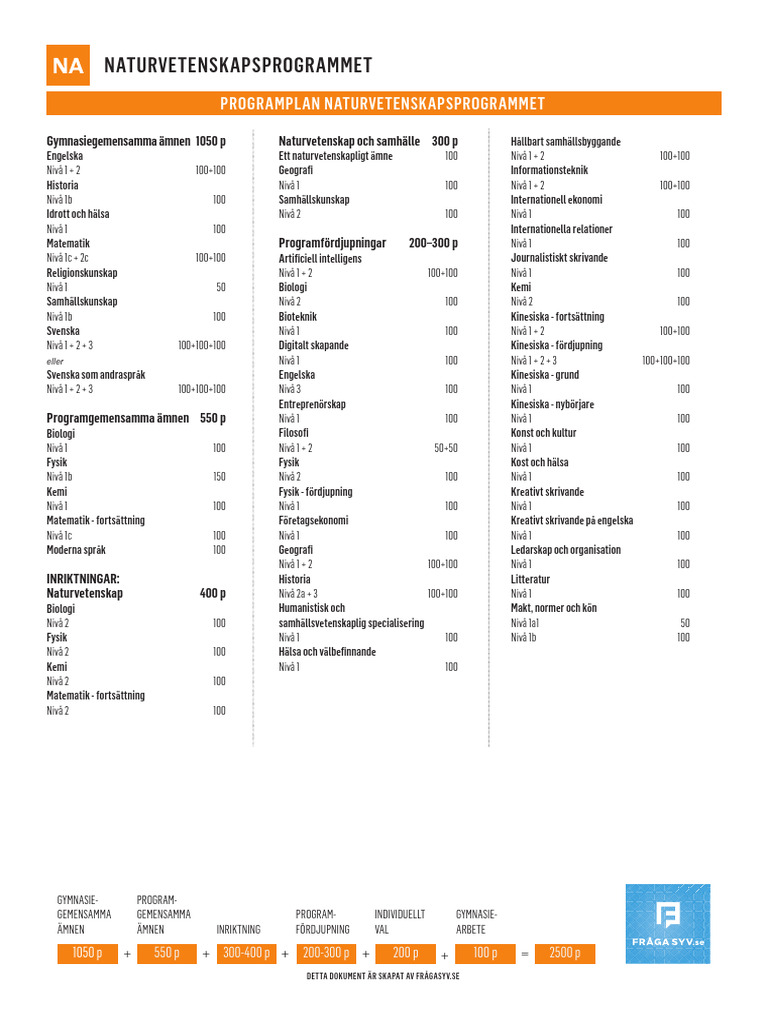 Programplan NA | PDF