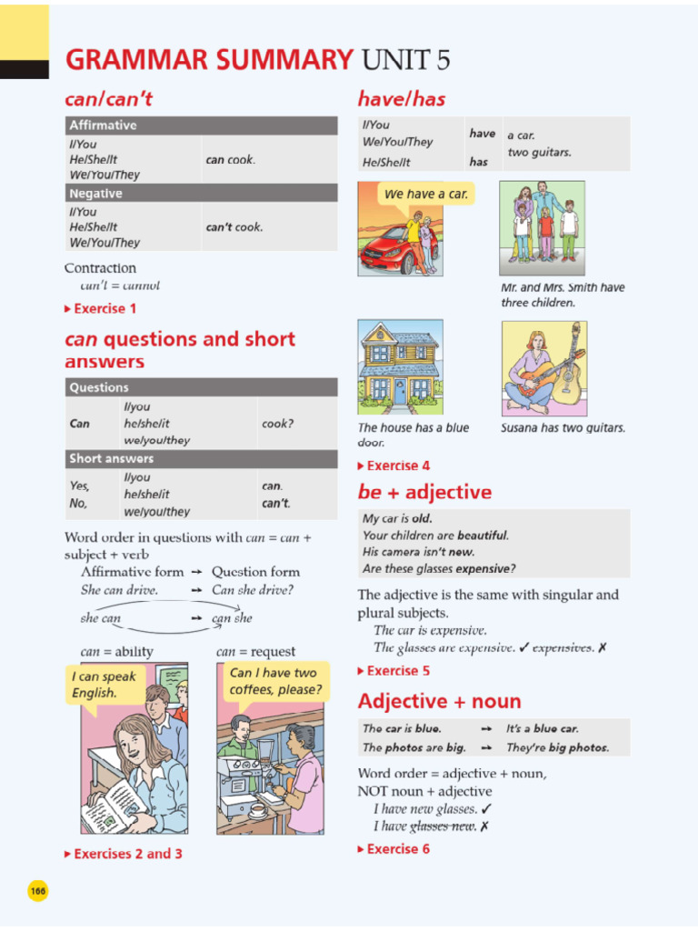 Grammar Summary Unit 5 | PDF
