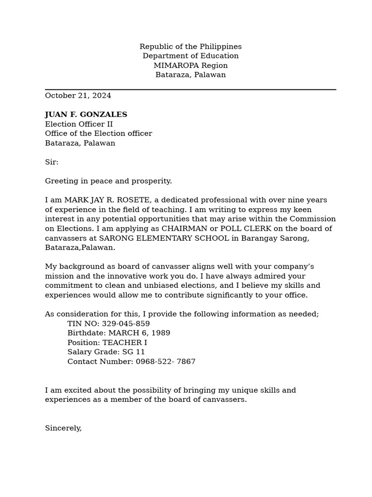 Intent Letter | PDF | Career & Growth